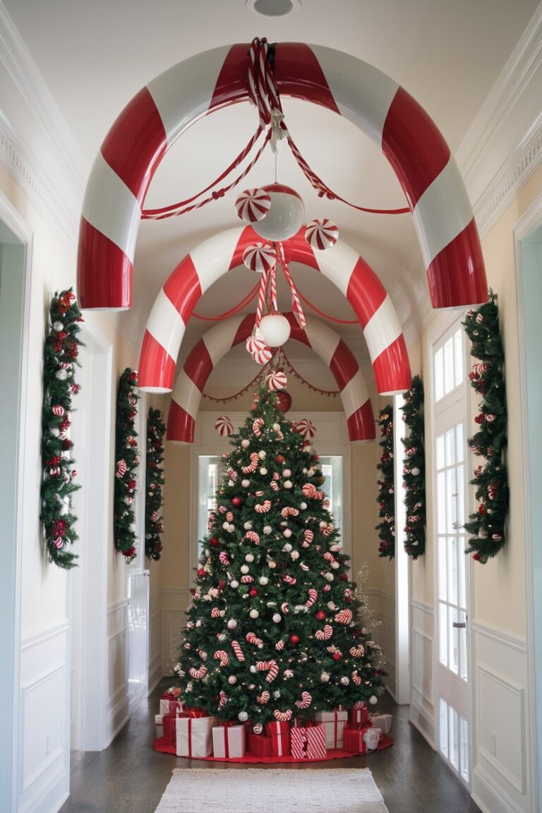 49 Christmas Hallway Decoration Ideas