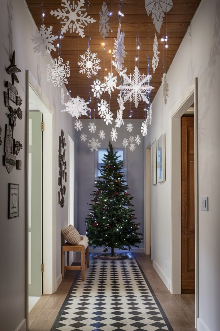 49 Christmas Hallway Decoration Ideas