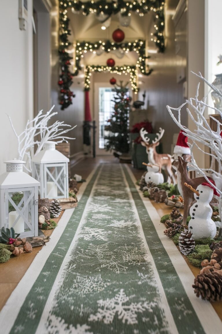 49 Christmas Hallway Decoration Ideas