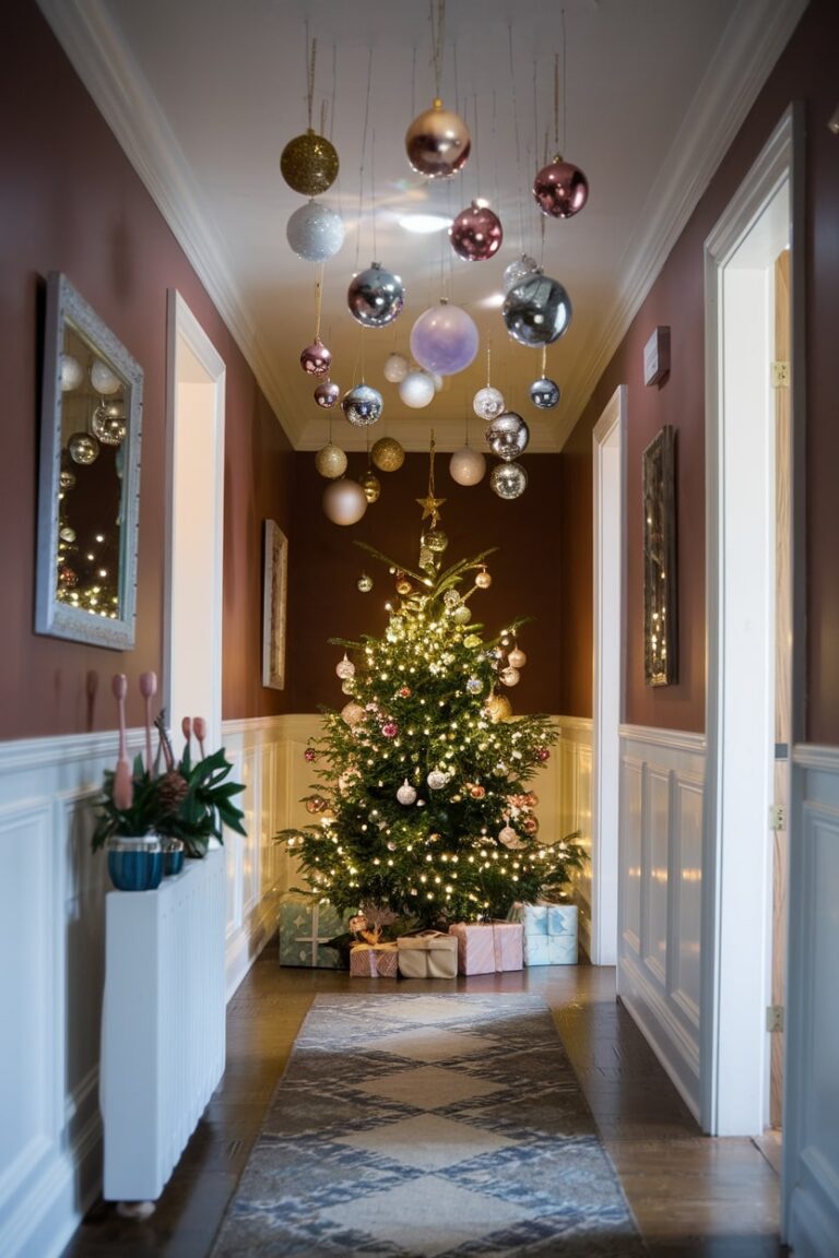 49 Christmas Hallway Decoration Ideas