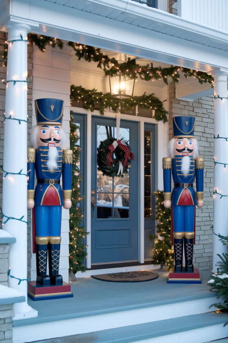 29 Christmas Front Porch Decorating Ideas