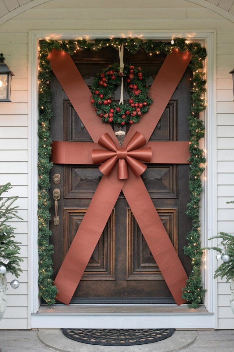 34 Christmas Door Decorating Ideas