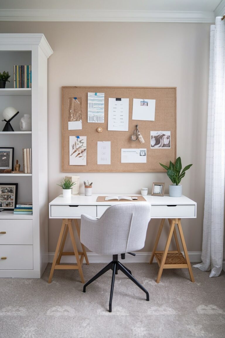 26 Neutral Home Office Ideas