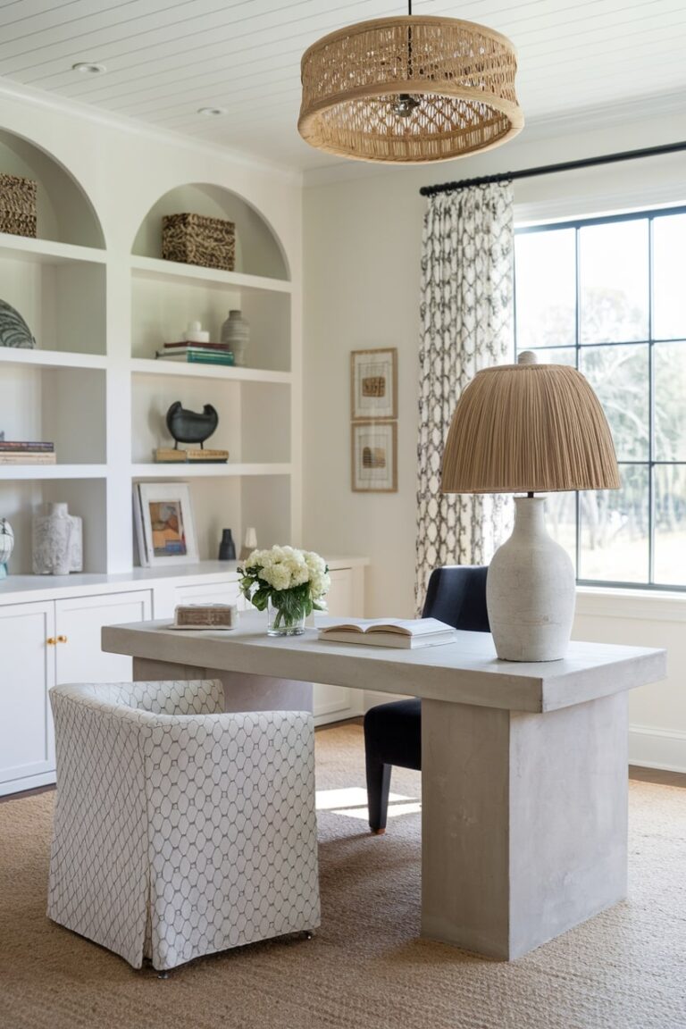 26 Neutral Home Office Ideas