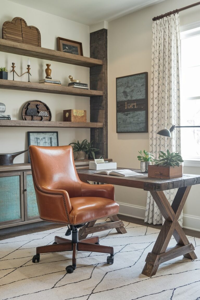 20 Rustic Home Office Ideas
