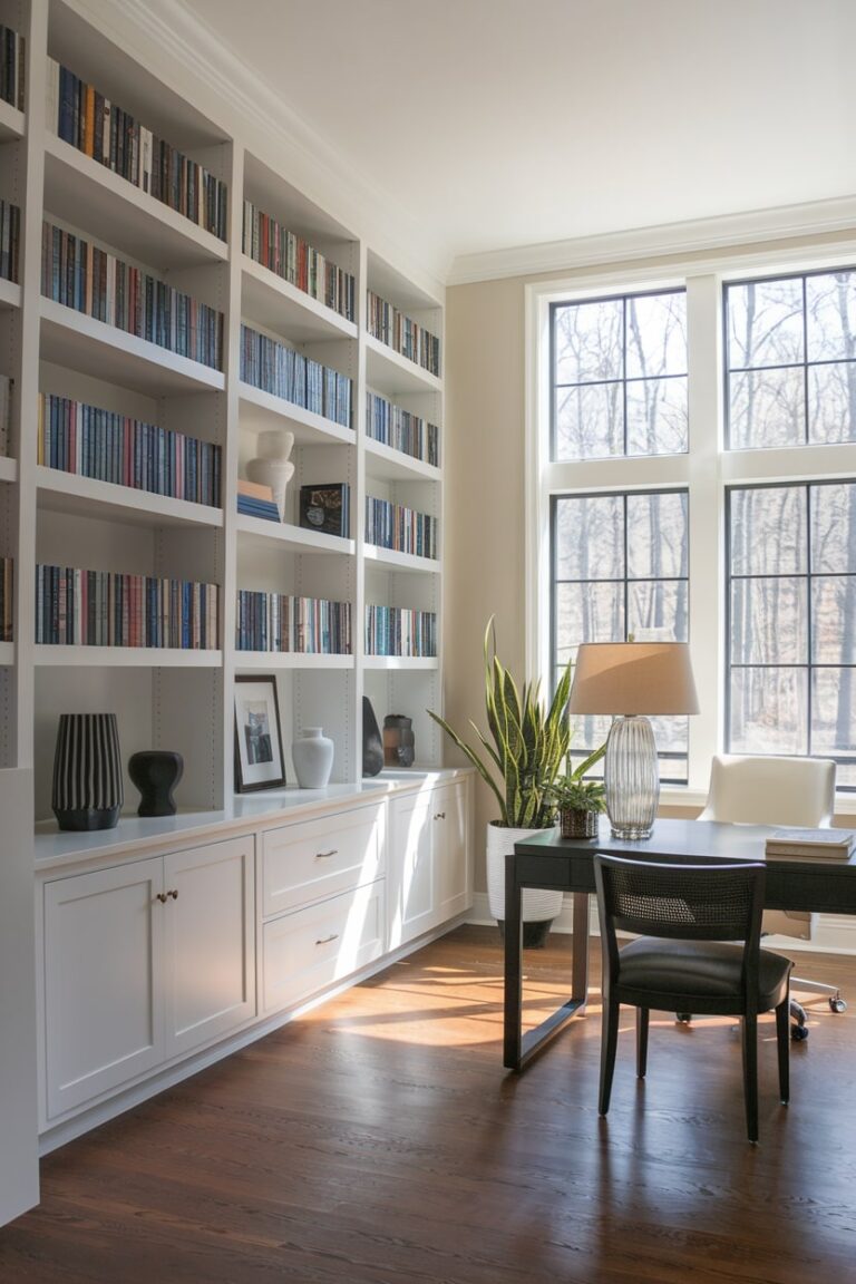 33 Home Office Shelving Ideas for Your Workspace