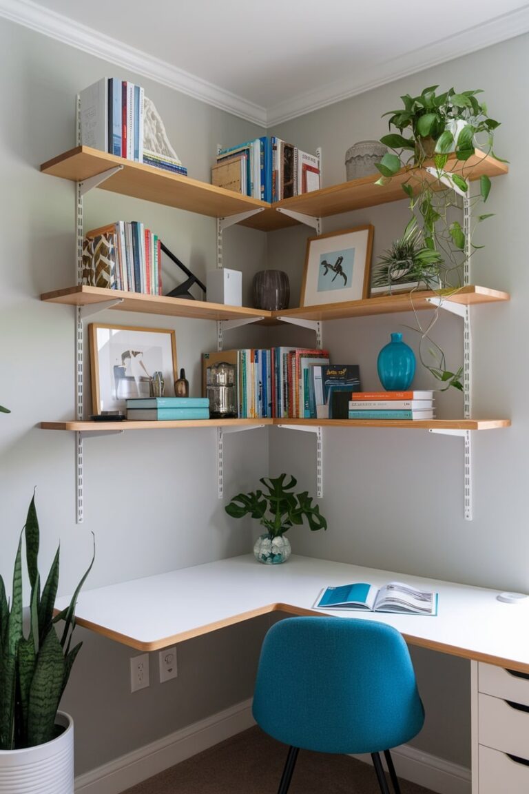 33 Home Office Shelving Ideas for Your Workspace