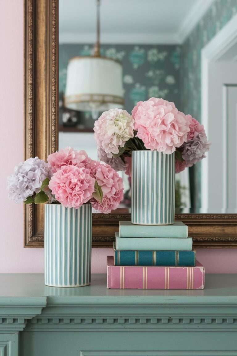 33 Fresh and Inspiring Spring Mantel Decor Ideas