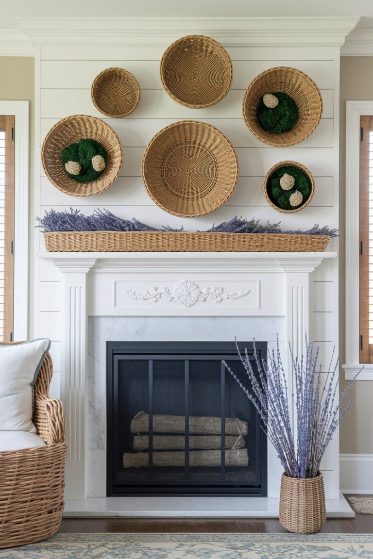33 Fresh and Inspiring Spring Mantel Decor Ideas