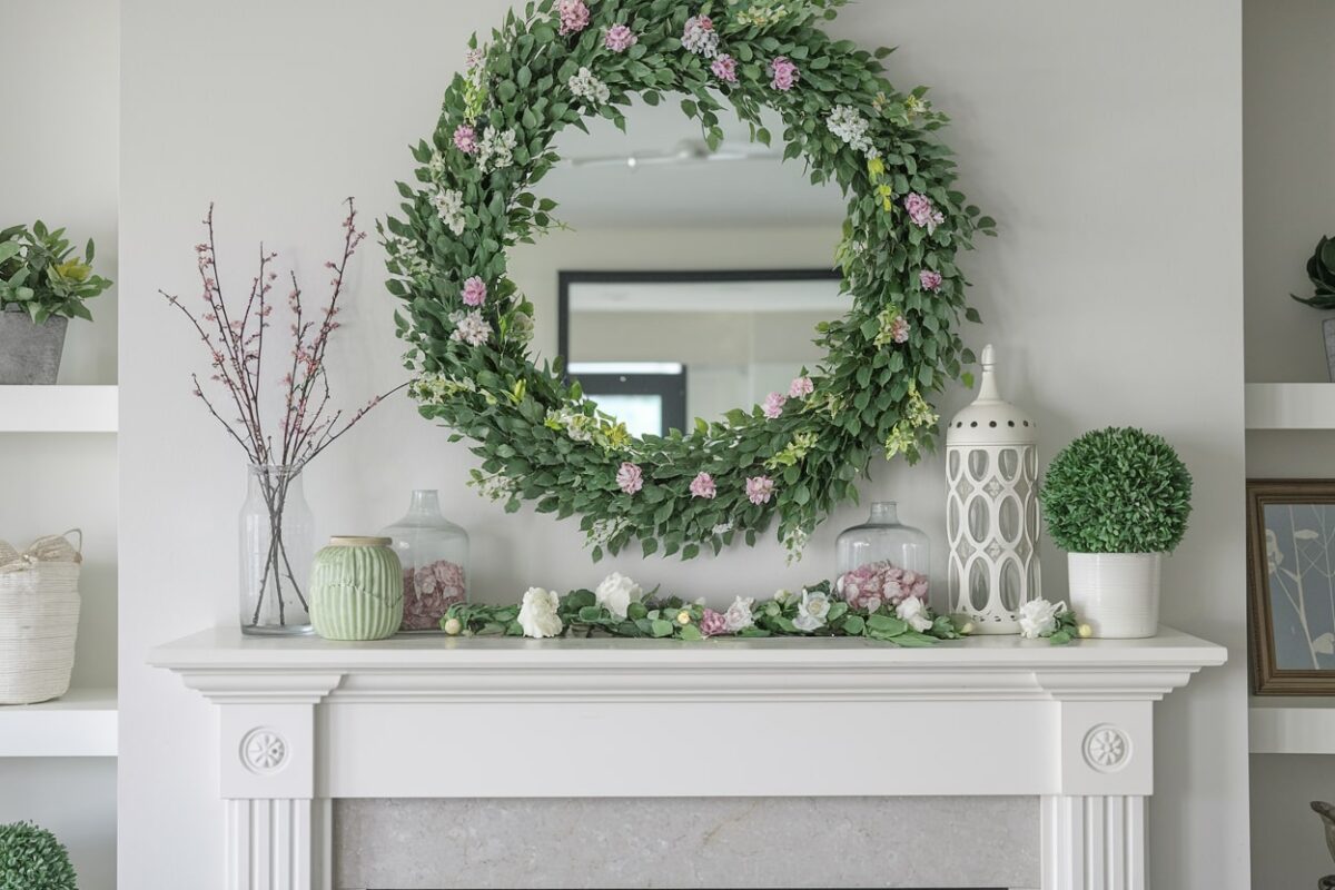 33 Fresh and Inspiring Spring Mantel Decor Ideas