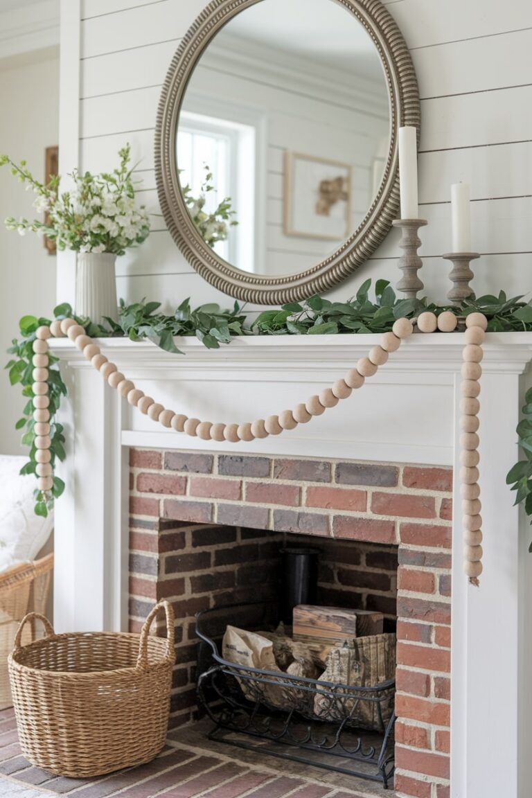 33 Fresh and Inspiring Spring Mantel Decor Ideas