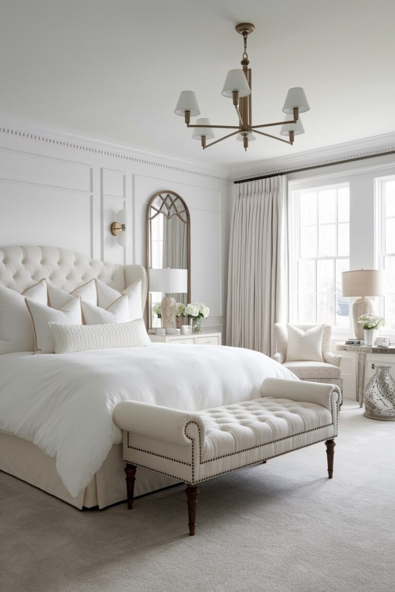 26 White Bedroom Ideas for a Peaceful Retreat