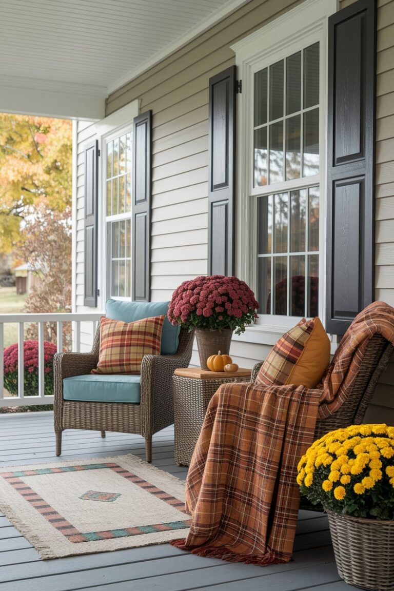 22 Fall Front Porch Decor Ideas for a Warm Autumn Welcome