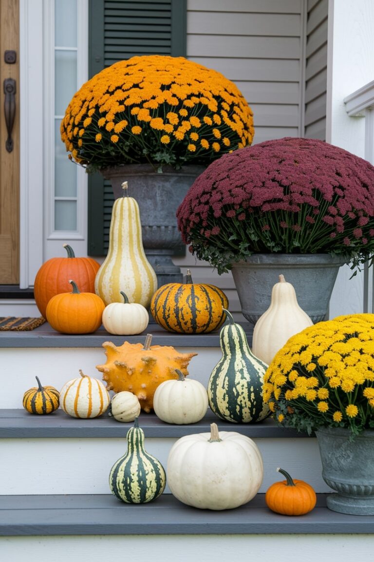 22 Fall Front Porch Decor Ideas for a Warm Autumn Welcome