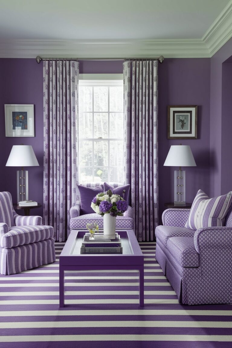 22 Purple Living Room Ideas for an Elegant and Sophisticated Space