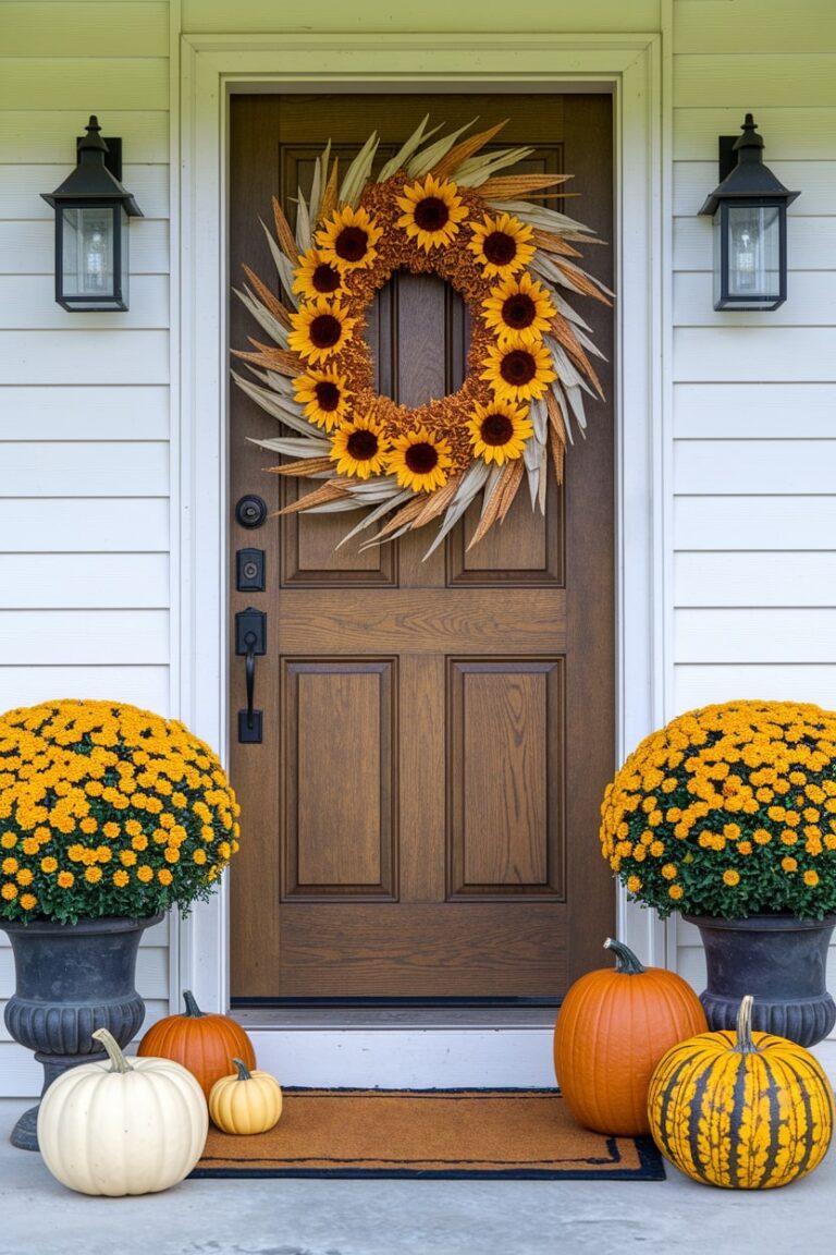 20 Fall Door Decor Ideas to Welcome the Season in Style